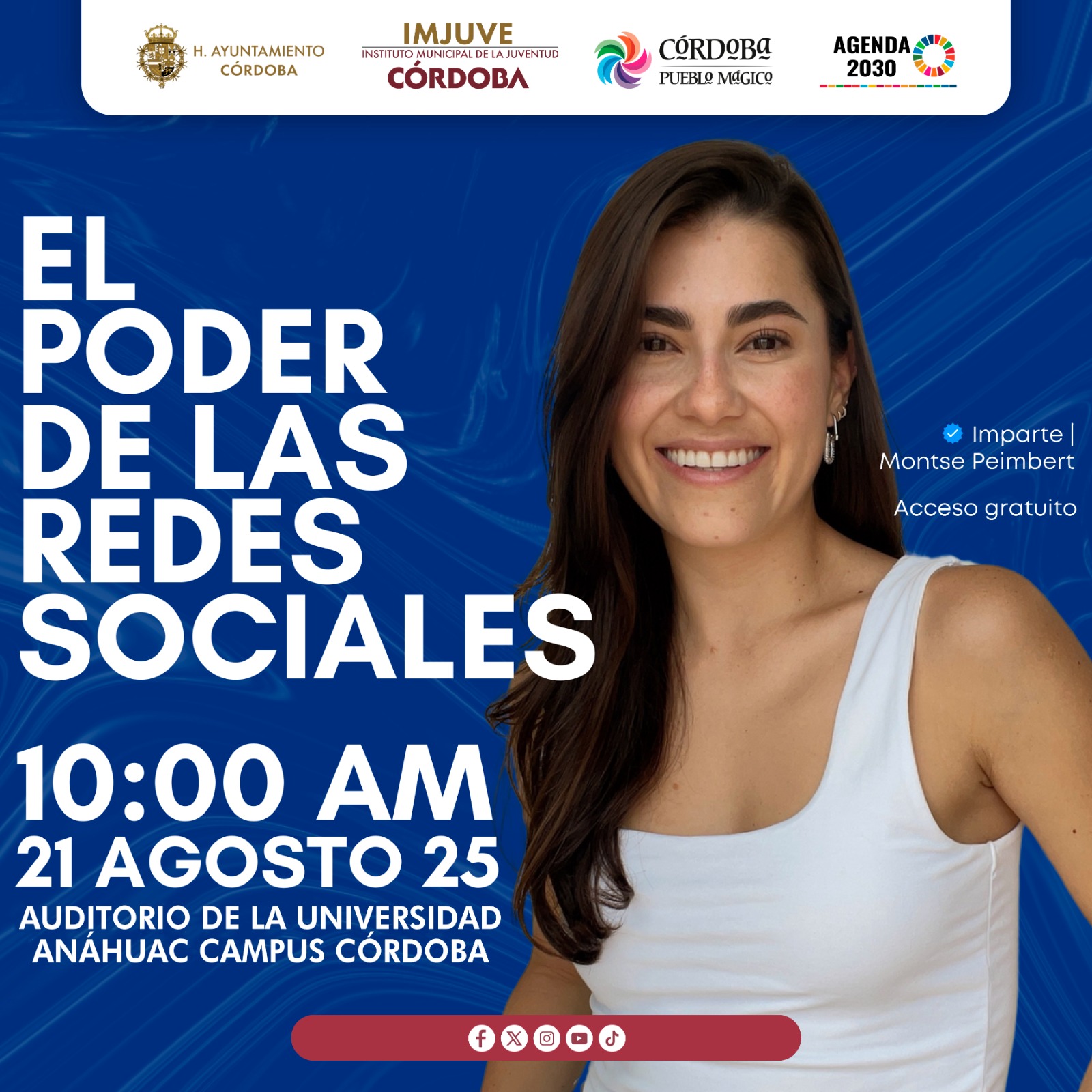 Conferencia "El poder de las redes sociales" | H. Ayuntamiento de Córdoba, Veracruz